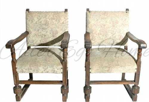 Старинные парные кресла 1860-х гг