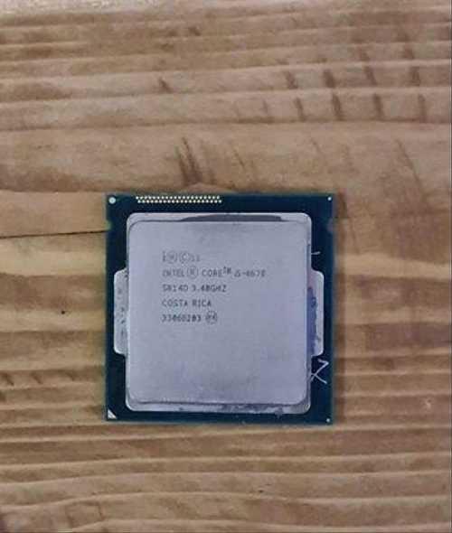 Процессор Intel i5 4670, LGA 1150