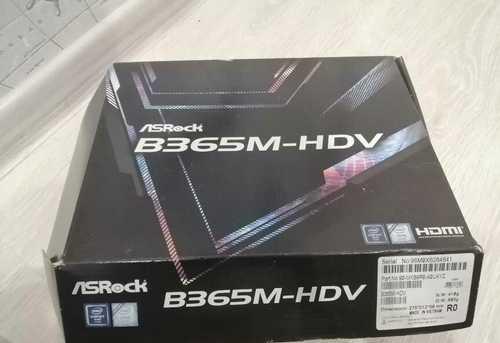 ASRock b365M-hdv + I5 9400f