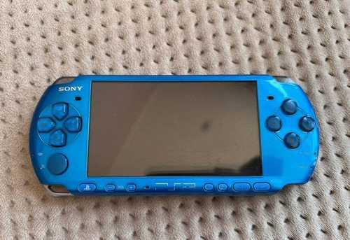 PSP 3008 Синяя 8 GB, прошитая