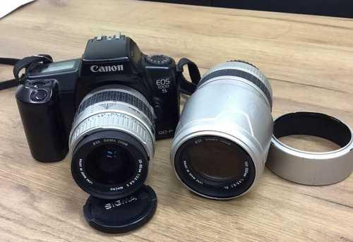 Canon EOS 1000S QD-P+ две оптики