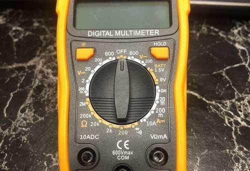 Мультиметр цифровой UK830LN в резиновой калоше
