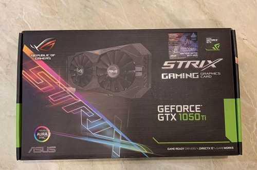 Видеокарта asus gtx 1050 ti Strix 4gb. Нов. вент