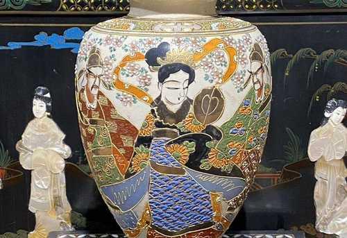Винтажная ваза сацума