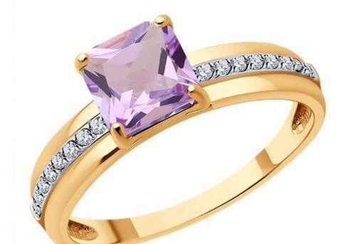 Кольцо Diamant из золота, 51-310-01729-2, р.19,5