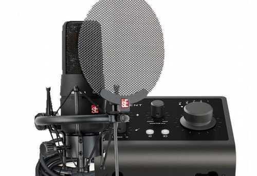 Микрофон SE electronics X1 S + аудиокарта audient