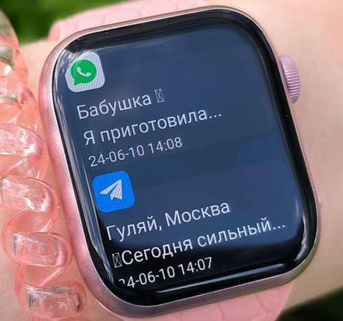 Apple Watch 41mm Розовые 2024 + галерея