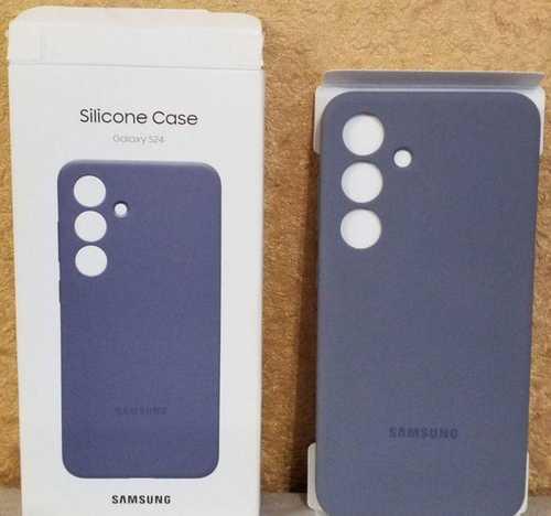 Чехол Samsung Silicon Case S24 Violet