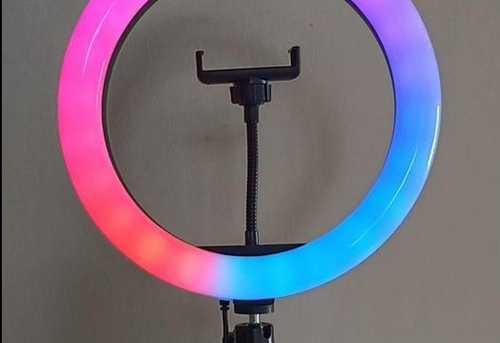 Кольцевая селфи-лампа RGB LED Soft Ring Light MJ26