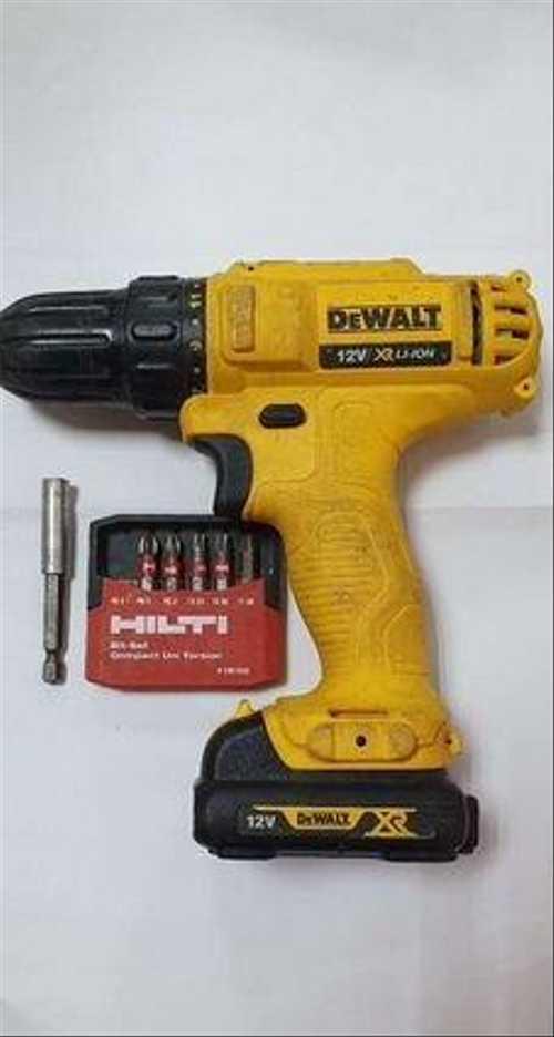 Аккумуляторная дрель шуруповерт Dewalt DCD700 ks