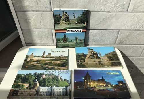 Наборы открыток с видами городов