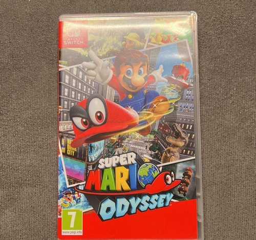 Super Mario Odyssey картридж