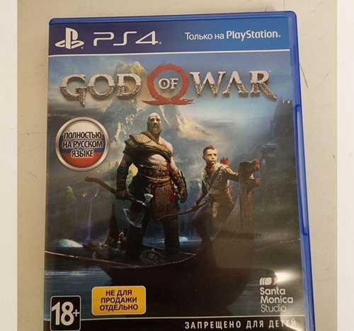 Игра God of war ps4 диск