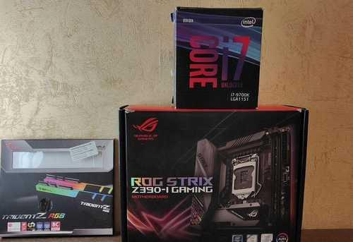 Asus itx Z390i,9700k(box)gskil32gbcl14