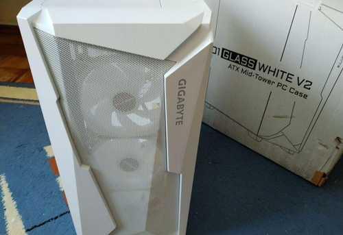 Корпус Gigabyte C301 Glass White V2