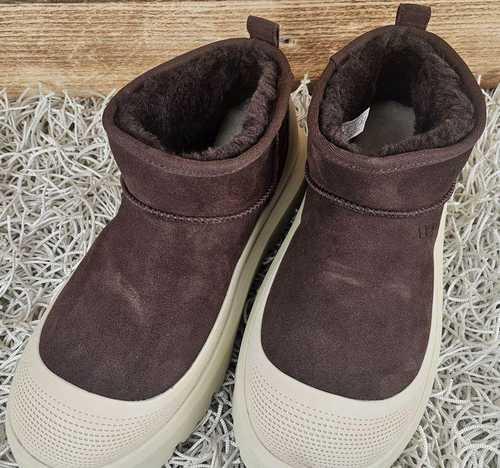 Угги UGG Men Ultra Mini Hybrid Chocolate оригинал