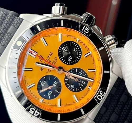 Часы Breitling Chronomat B01 orange