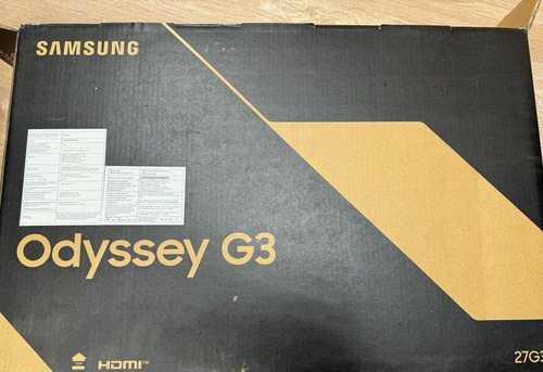 Монитор Samsung odyssey g3 27 144ghz