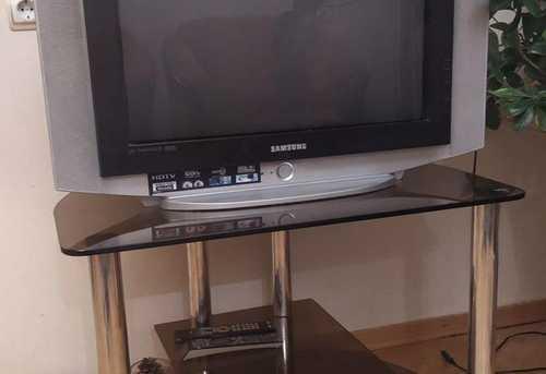 Телевизор Samsung, кинескоп, большой плоский