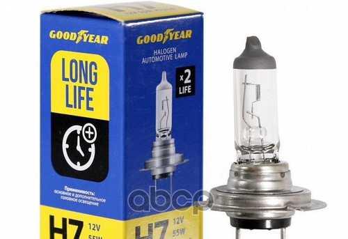 Лампа галоген H7 12/55W "Goodyear" Long Life GY