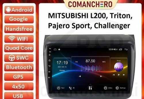 Магнитола Mitsubishi L200, Pajero Sport Android