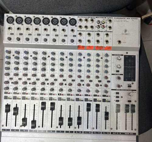 Микшерный пульт behringer eurorack mx 2004a