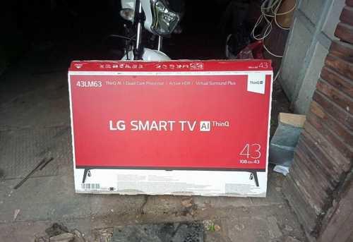Телевизор LG 43UK6200PLA разбита матрица