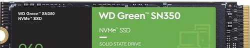 Накопитель SSD 960Gb WD Green SN350 (WDS960G2G0C)