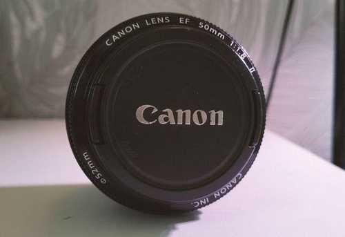 Объектив портерный Canon EF 50 mm 1.8 ii