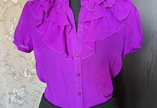 Фиолетовая блузка Petite collection 42