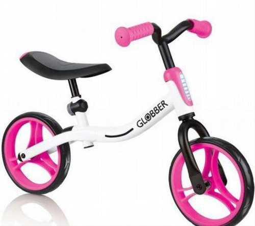 Беговел детский Globber GO bike, бело-розовый