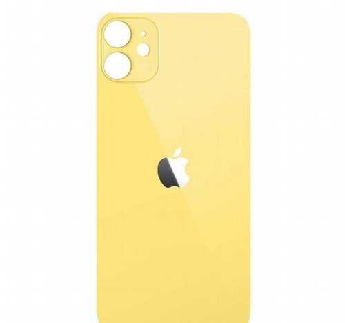 Задняя панель (крышка) iPhone 11 (Yellow) с увелич