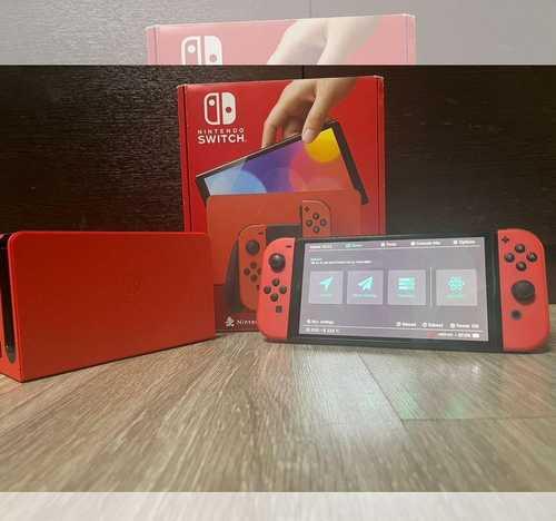 Nintendo switch oled mario edition прошита чип