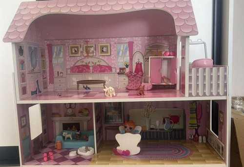 Кукольный домик с мебелью (дом для кукол)