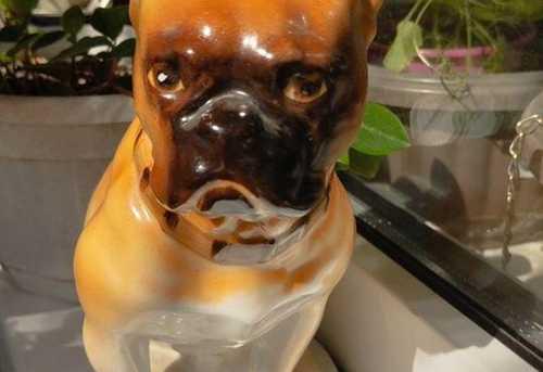 Собака немецкий боксёр статуэтка