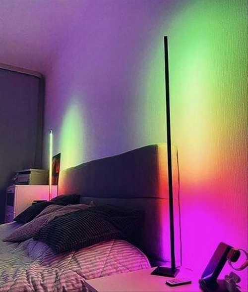 Угловой RGB торшер и лампы