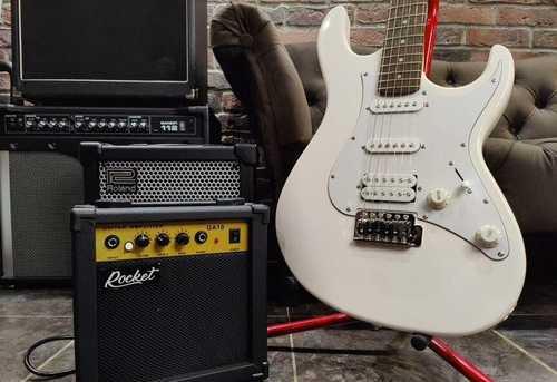 Электрогитара Cort Stratocaster + Комбо 10 ватт