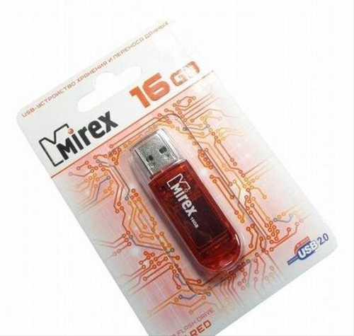 USB флешка Флешка 16 гб Mirex Elf Red