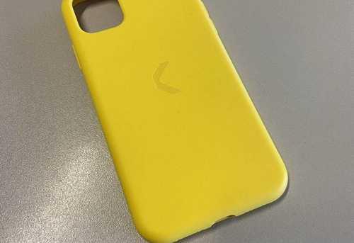 Чехол на iPhone 11 commo желтый