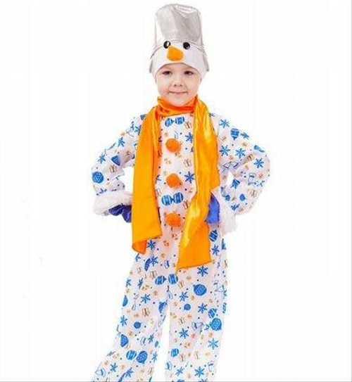 Карнавальный костюм 1037 к-18 "Снеговик Снежок"