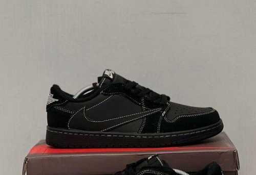 Кроссовки Nike Air Jordan 1 Low "Black Phantom"