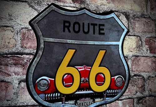 Декор на стену Route 66 Automobile Арт 8710