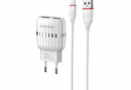 Зарядное устройство borofone BA24A Vigour 2*USB +