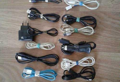 USB кабели, зарядники