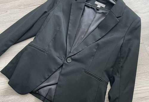 Пиджак/жакет H&M 44 размер (38 eur) черный женский