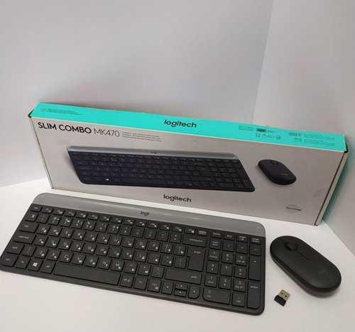 Комплект клавиатура + мышь Logitech MK470 Slim