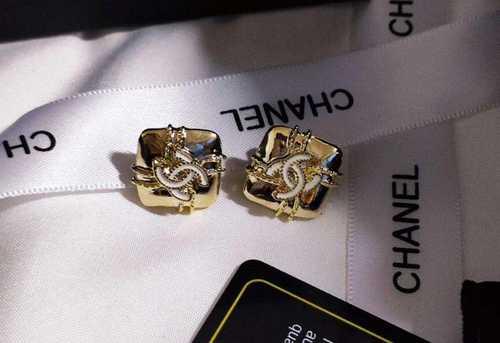 Chanel Шанель серьги премиум качество