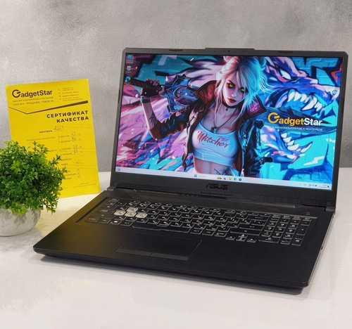 Игровой Ноутбук 17,3" Asus Ryzen 5, 16Gb, GTX 1650 Ti