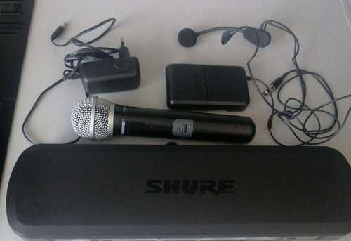 Радиомикрофон shure. Sm58/PG2/ PG88