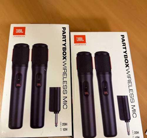 JBL partybox mic микрофоны